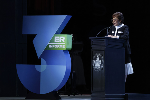 CU2 y disciplina financiera, pilares del tercer informe de Lilia Cedillo en la BUAP